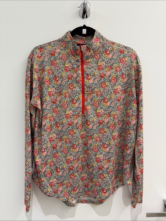 THE GREAT. | Tops | The Great X Eddie Bauer Floral Print Quarter Zip ...